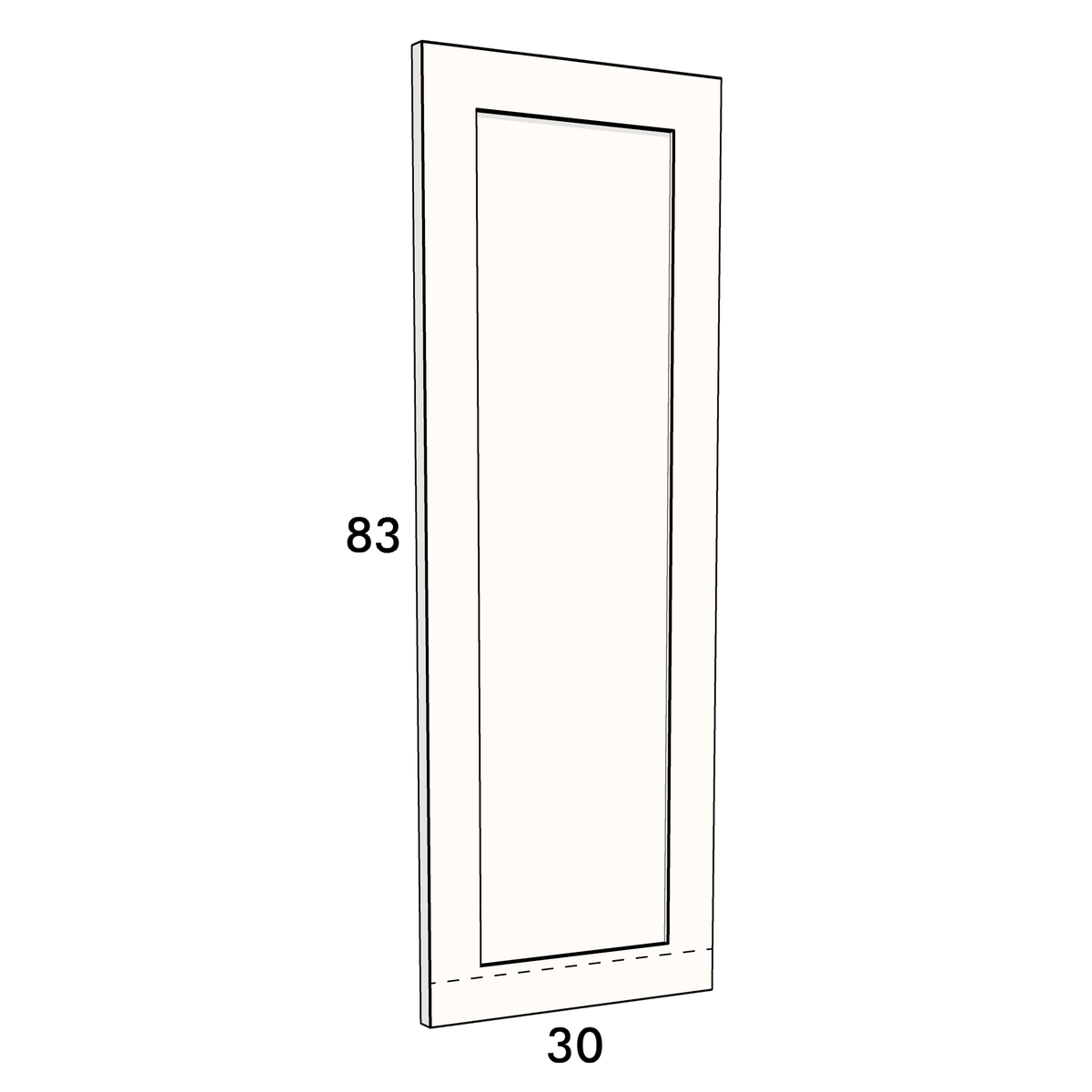 IKEA Wall Door 30x83 Shaker Style | Customcoat (2Pac) – Ren Studio