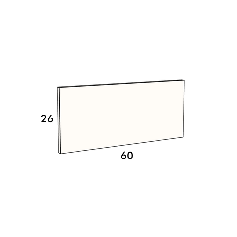 60w x 26h BESTA Drawer Front Neat - Raw (Unpainted) – Ren Studio