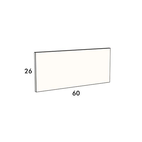 60w x 26h BESTA Drawer Front Neat - Timberline – Ren Studio